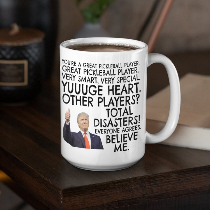 Donald Trump Classic Pickleball Mug - 11 oz Mug White