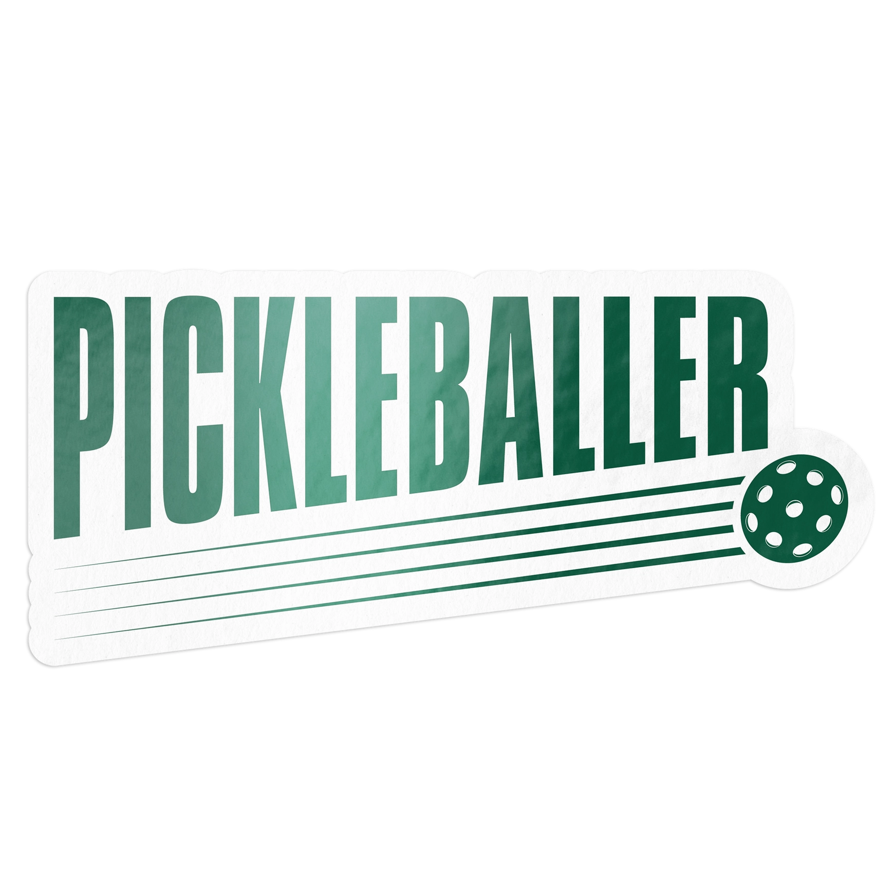 Pickleballer 4 Inch Sticker