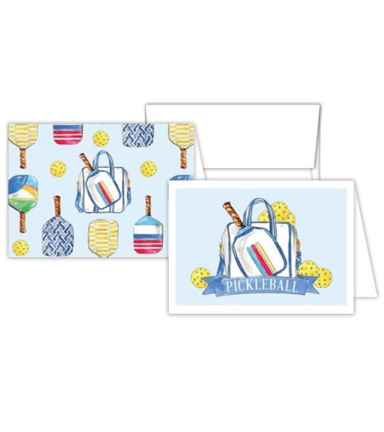 Pickleball Bag Stationery Note Cards Boxed Set